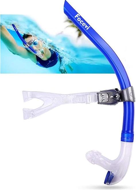 Amazon スイマーズシュノーケル、水泳 練習用競泳 トレーニング フィットネスセンターマウントシュノーケル（フリーサイズ