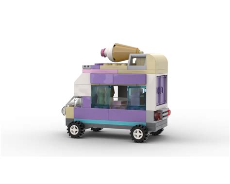 Lego Moc 10715 Ice Cream Van By Lenarex Rebrickable Build With Lego