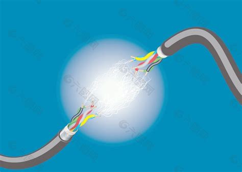 电火花向量设计元素素材免费下载 图片编号 1952191 六图网