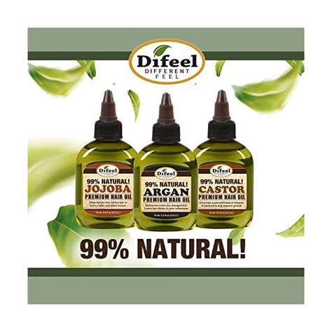 Difeel Premium Natural Hair Oil Peppermint Oil 25 Ounce Black Hair
