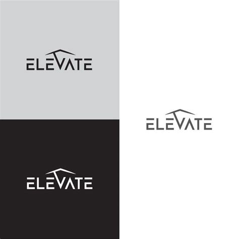 Elevate Logo Black And White