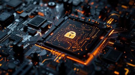 Premium Photo Clock Embedded Circuitry