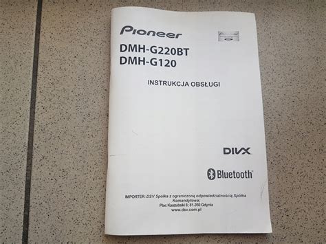 instrukcja obsługi PIONEER DMH-G220BT /DMH-G120 PL - 12061463066 ...