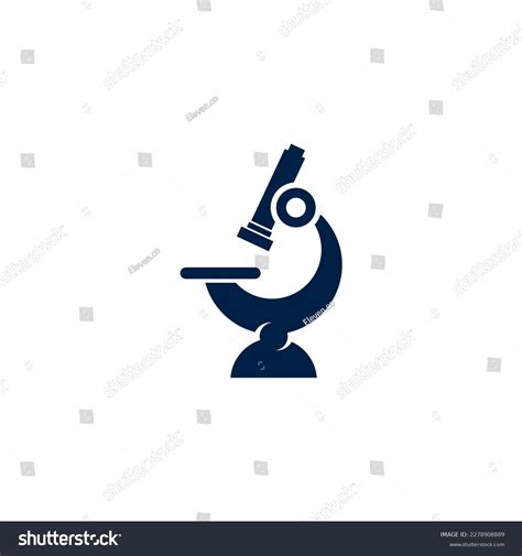 Logo Science Laboratory Called Microscope Stock Vector Royalty Free
