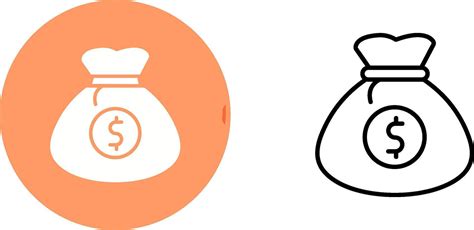 Money Bag Vector Icon 42492769 Vector Art At Vecteezy