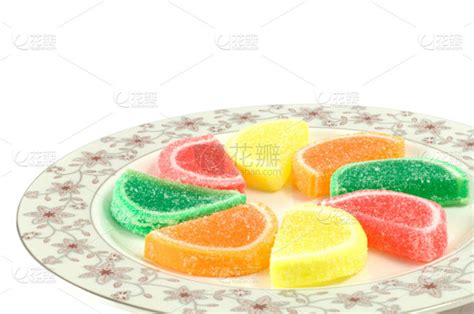 水果冻 果味软糖 水平画幅 无人 果冻 特写 甜点心 甜食 彩色图片 大量物体