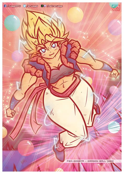 Fanart 2023 023 Fem Gogeta Dragon Ball By Maitrenuage On Deviantart