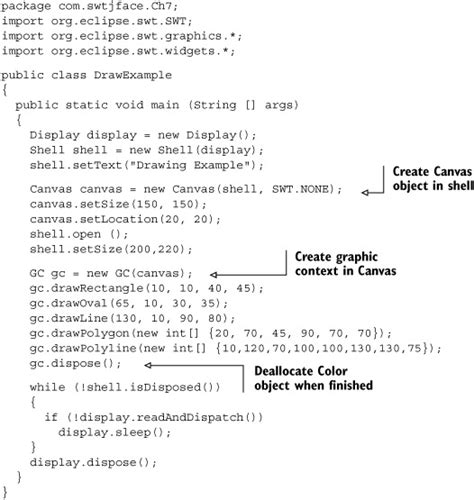 Chapter 7 Graphics · Swtjface In Action Gui Design With Eclipse 30