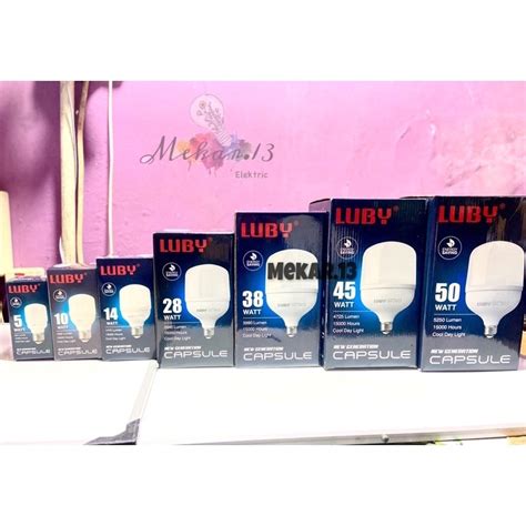 Jual Lampu LED LUBY Capsule Cahaya Putih 45Watt Dan 50Watt Shopee Indonesia