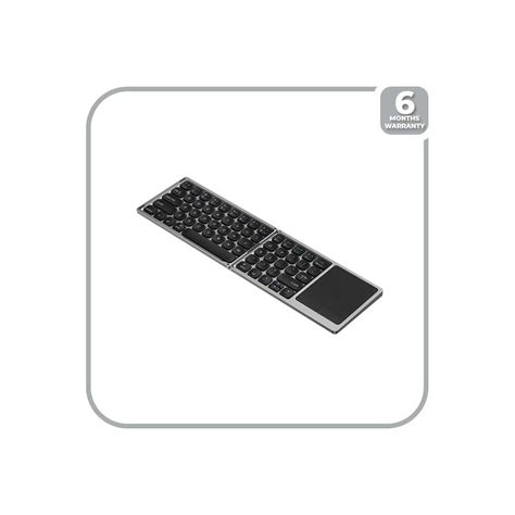 Wiwu Fmk 04 Fold Mini Rechargeable Wireless Keyboard With Touch Pad