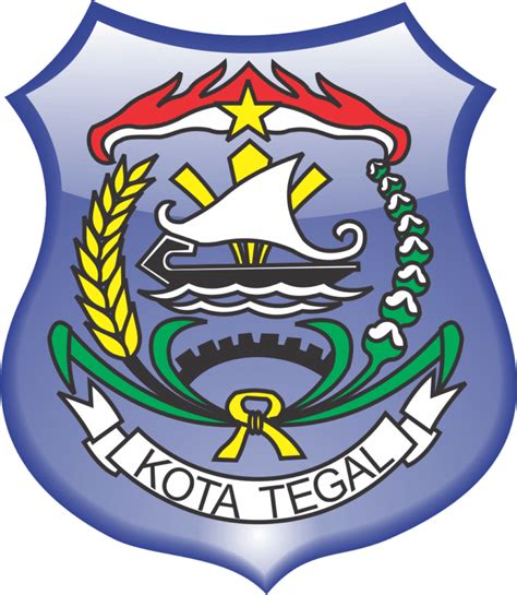 Download Makna Logo Kota Tegal File Cdr Png  Hitam Putih Transparan