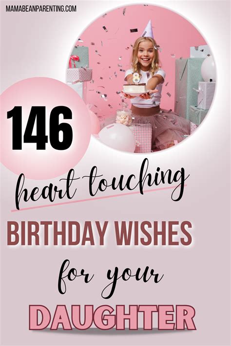 146 Heart Touching Birthday Wishes For Your Daughter Artofit
