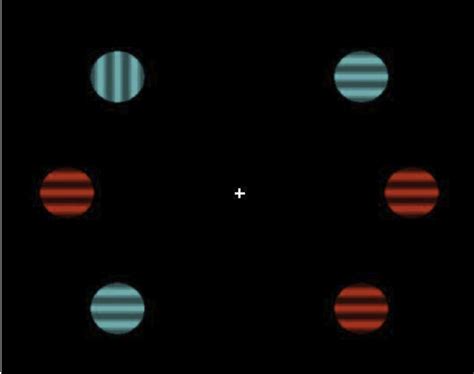 Example Stimulus Display For The Pop Experiment Targets Were Download Scientific Diagram