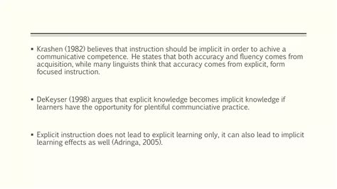 Explicit And Implicit Grammar Teaching Pptx