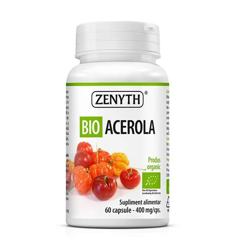 Bio Acerola 400 Mg 60 Capsule Zenyth Farmacia Tei Online