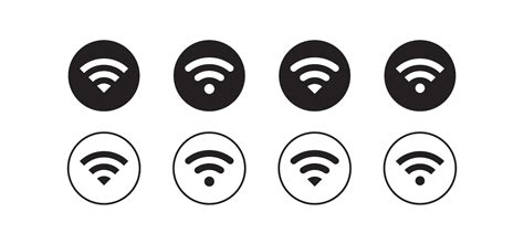 Premium Vector Wireless And Internet Connection Symbol Flat Vector Illustration
