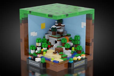 Lego Moc The Grass Block By Lilium Brick Yards Rebrickable Build