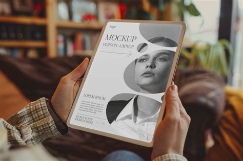 Close Up On Computer Mockup Premium Ai Generated Psd