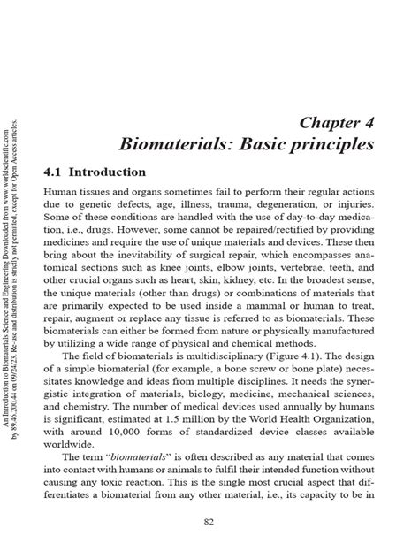 2021 Biomaterials Basic Principles Pdf Biomaterial Metals