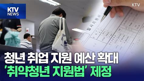 당정 내년 청년 맞춤형 취업 지원 예산 확대 Youtube