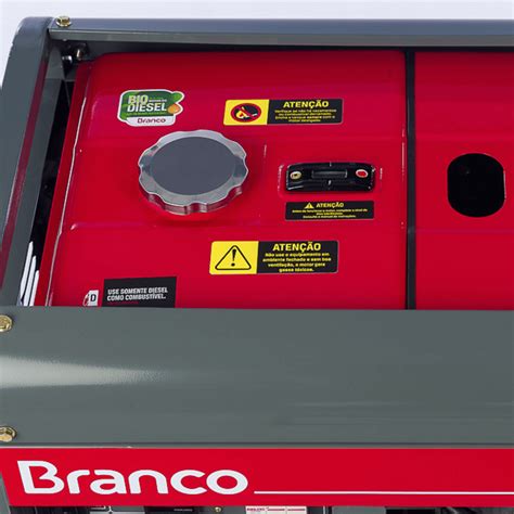 Gerador A Diesel Branco Bd 8000 E3 Trifásico 380v 80 Kva A Partir De