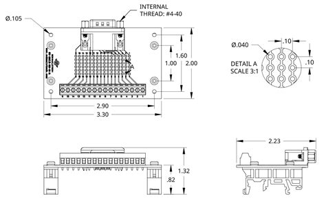 Db15 Hd Male Breakout Board Din Rail Schmalztech