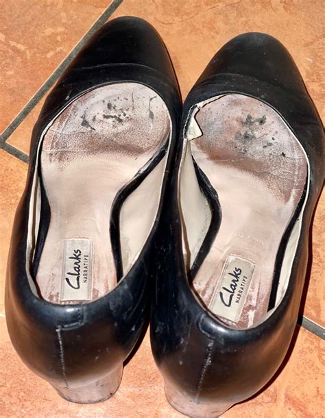 Well Worn Pretty High Heels Stockings Heels Smelly Shoes