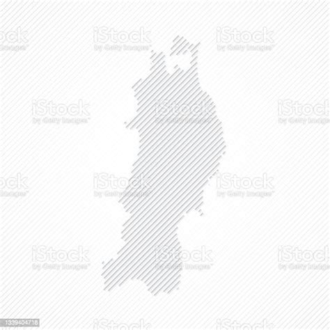 흰색 배경에 선이 있는 도호쿠 맵 2차 도형에 대한 스톡 벡터 아트 및 기타 이미지 2차 도형 3차원 형태 검은색