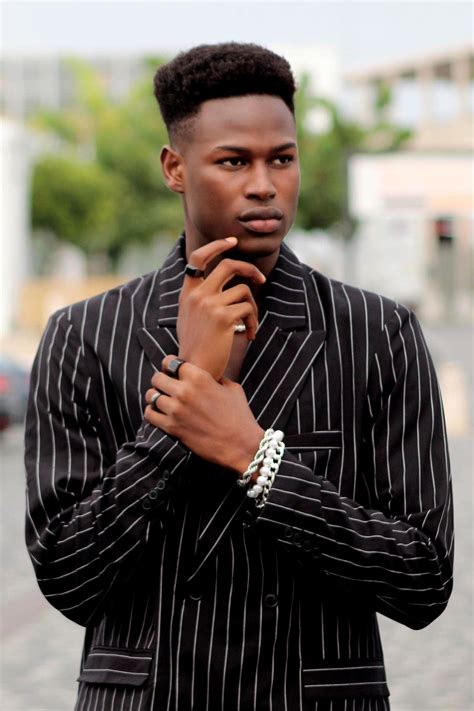 Wise Guy Double Breasted Striped Suit Jacket Blackwhite Fashion Nova
