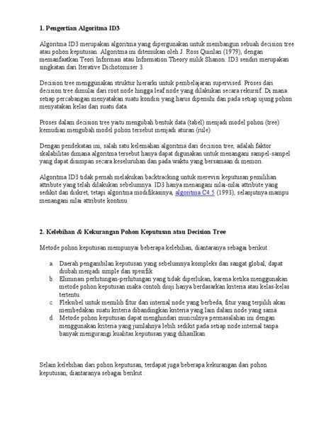Id3 Algorithm Pdf