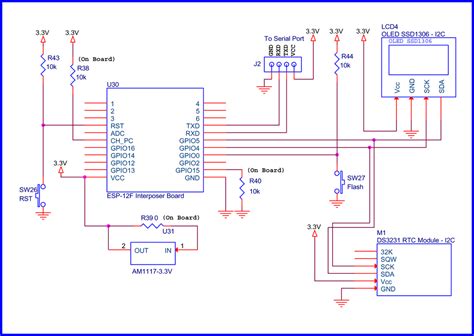 Bugworkshop 甲蟲工作室 Diy Esp8266：esp 12f Ds3231 實時時鐘 Rtc 電路（六十七）