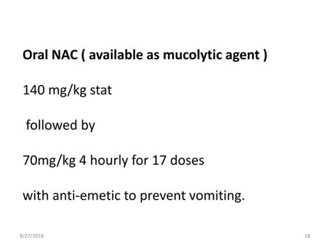Paracetamol Poisoning Ml Nyein Ppt