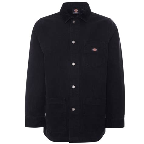 Dickies Duck Canvas Chore Jacket Black Dk0a4xmj Blk Chore Jkt