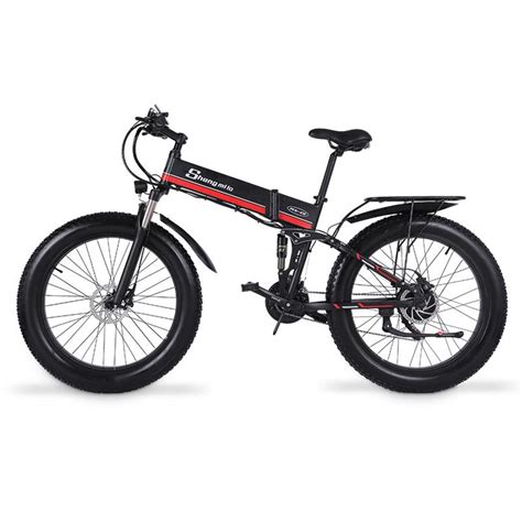 Mx01 48v 1000w 26 Fat Tire Electric Folding Bike Veewing