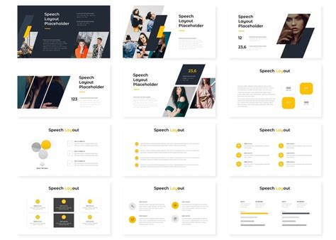 Speech Powerpoint Template Incl Bright And Clean Envato
