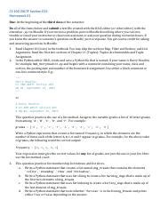 CS100 2017F S015 HW01 Pdf CS 100 2017F Section 015 Homework 01 Due