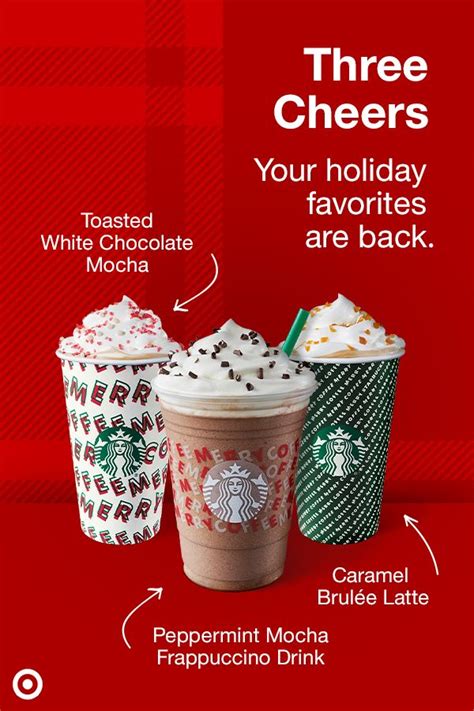 Starbucks Holiday Flavors Toasted White Chocolate Mocha Peppermint