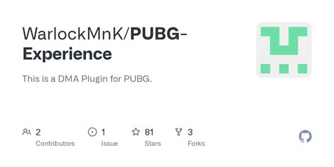 Github Warlockmnkpubg Experience This Is A Dma Plugin For Pubg