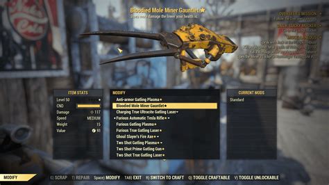 Pc H Bloodied Mole Miner Gauntlet W Caps Rmarket76
