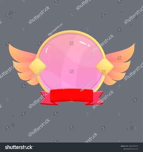 Game Ui Pop Window Pink Color Stock Vector Royalty Free 2182790153