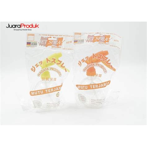 Jual Botol Spray Nagata 0309 Jet Spray Refillable Kuning Shopee Indonesia