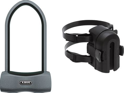 Abus 770a160hb300 Smartx Black Connected U Lock Uskf Mount