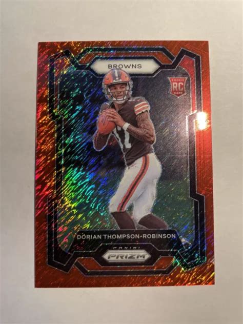 2023 Prizm Dorian Thompson Robinson Luccicante Rosso Fotl35 322