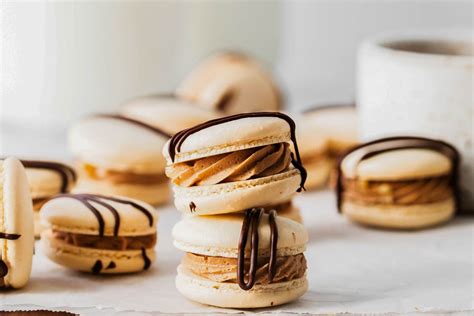 German Chocolate Macarons - Eggs All Ways