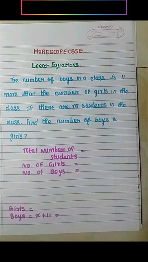 Class 7 Maths Linear Equations Ex 7 2 Solved Problems Artofit