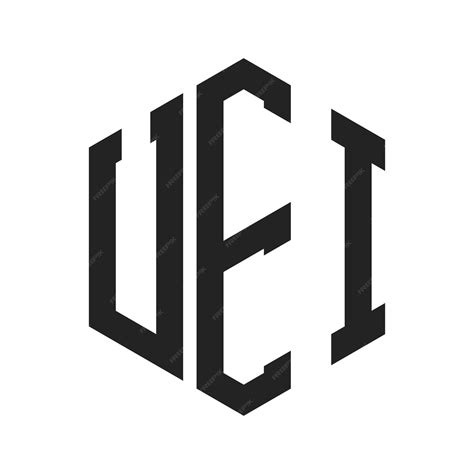 Premium Vector Uei Logo Design Initial Letter Uei Monogram Logo Using