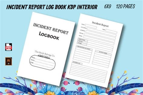 Incident Report Logbook Kdp Interior Graphic By Azzziz · Creative Fabrica