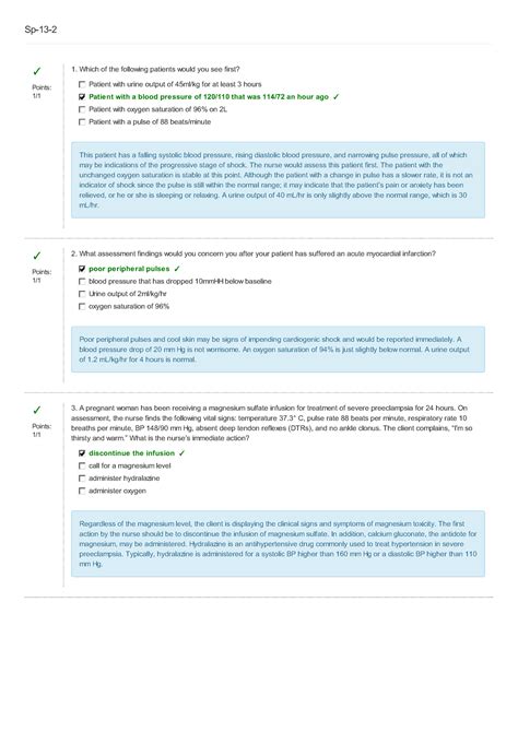 Test Practice Sp Points Which Of The Following