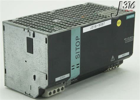9397 Siemens Sitop Power 40 Modular Power Supply 6ep1437 3ba00 6ep1
