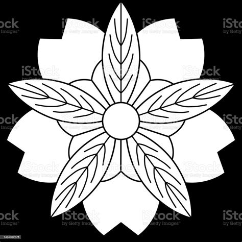 A Crest Of A Sakura Stock Illustration Download Image Now Coat Of